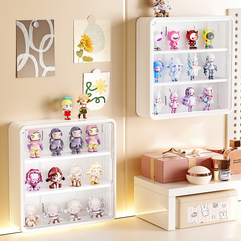 Acrylic Display Rack Wall Mounted Blind Box Storage Display Shelf Multi ...
