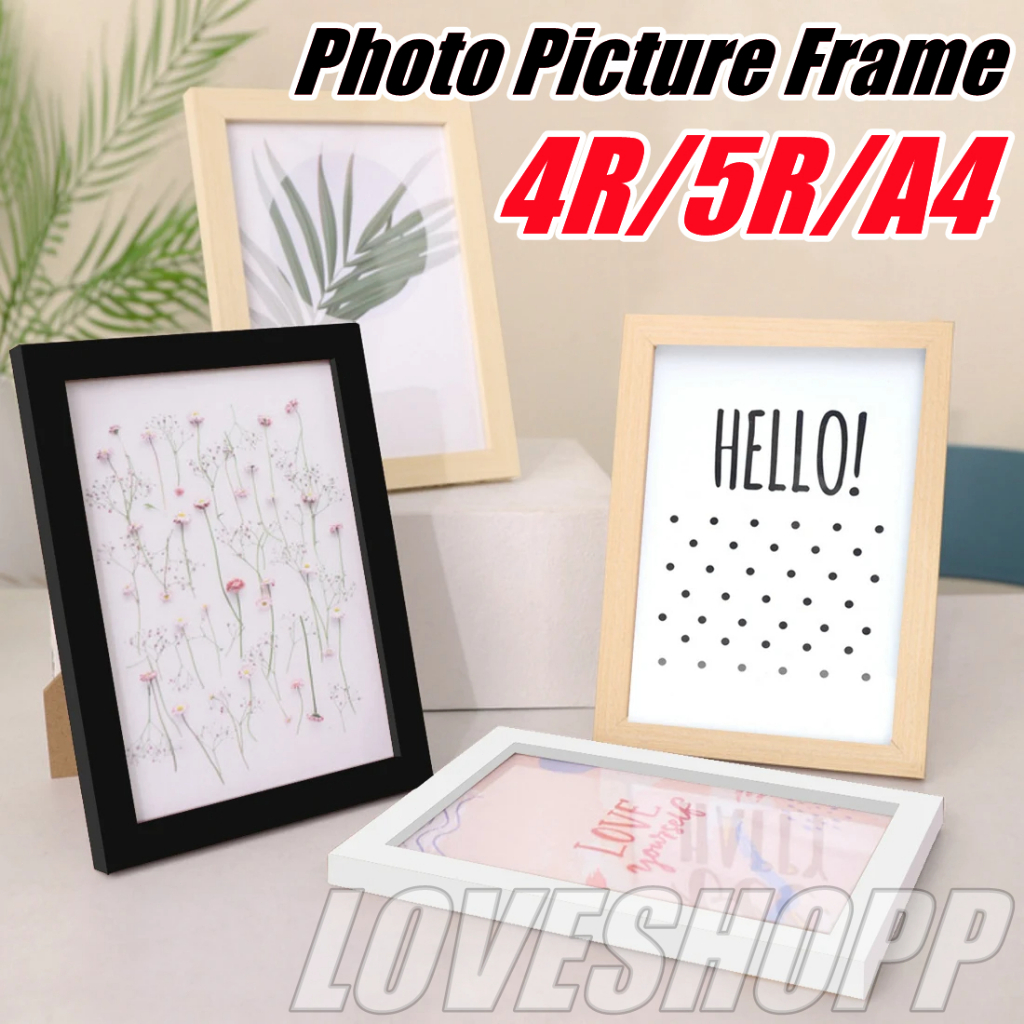 Picture Frame Home Decor Wooden Picture Frame Wall Decor Picture Holder ...