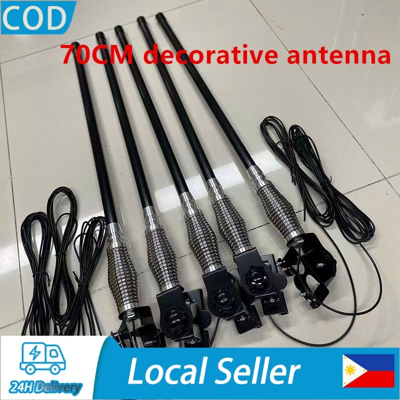 70cm Universal Black Off road Antenna 70cm Fashion Design for Car Pick-up 4x4 SUV Jeep Fire ...
