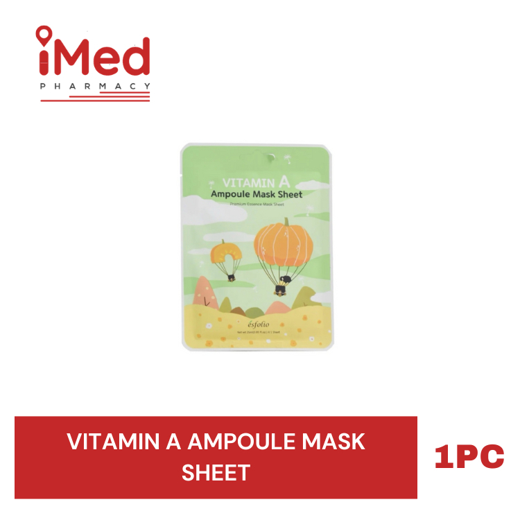 ESFOLIO VIT A AMP FACE MASK SHEET 25ML | Shopee Philippines