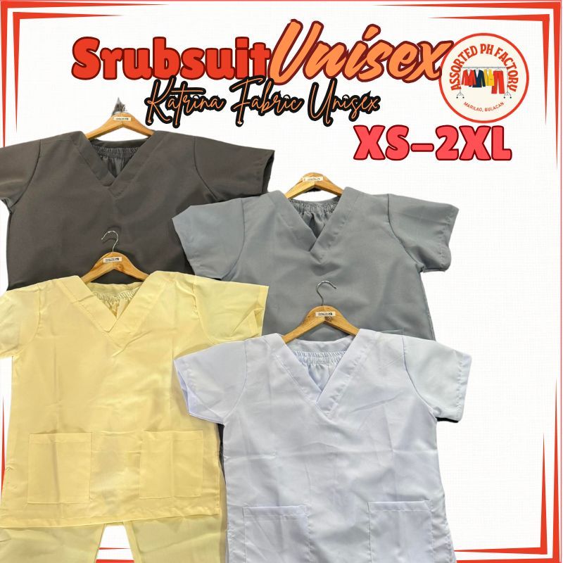 Scrub Suit Terno Unisex High-Quality Medical, Caregiver & Spa Uniform ...
