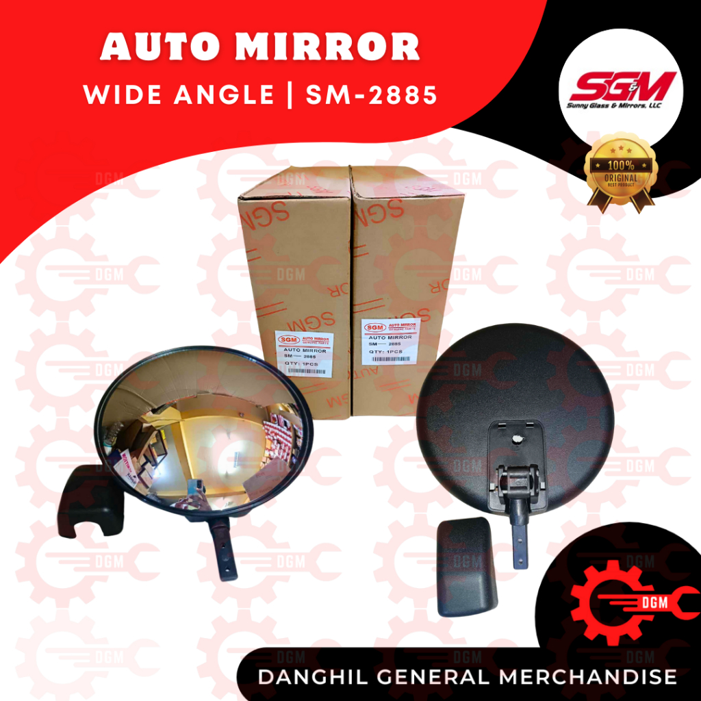 SGM Mirror Wide Angle View Set SM-2885 8 1/2" (Universal) | Shopee ...