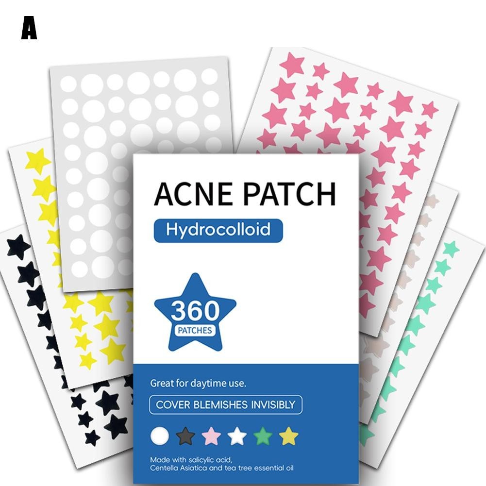Acne Pimples Patch Hydrocolloid Colorful Suitable All Skin Mild Non