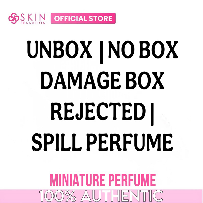 MINIATURE PERFUME ( NO BOX | DAMAGE BOX | SPILL PERFUME) | Shopee ...