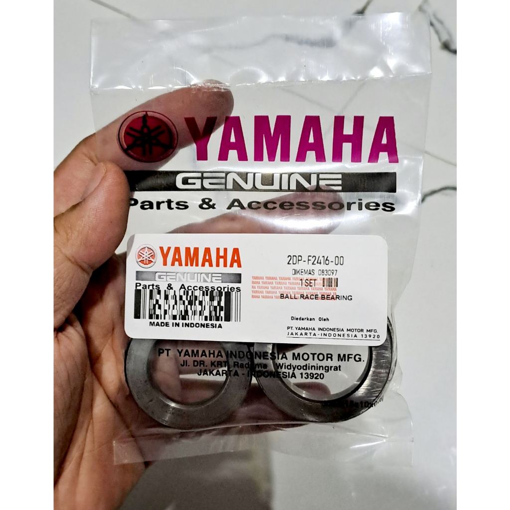 GENUINE BALL RACE YAMAHA NMAX V1 V2 AEROX V1 V2 MXI 125 INDONESIA PARTS 2DPF241600 | Shopee ...