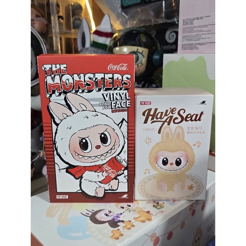 Labubu Plush Pendant Combo (Have A Seat and Coca Cola) | Shopee Philippines