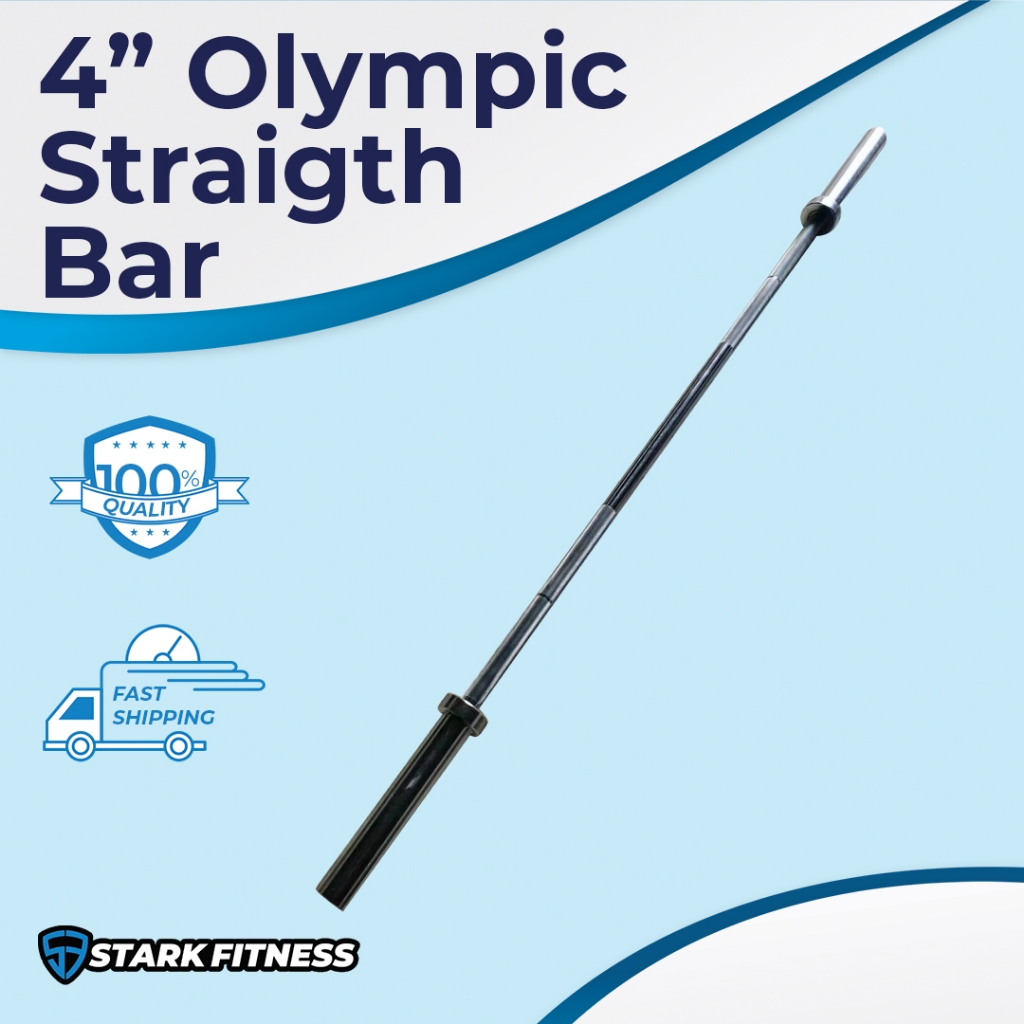 Stark Fitness 4ft Olympic Power Bar (Straight) | Shopee Philippines