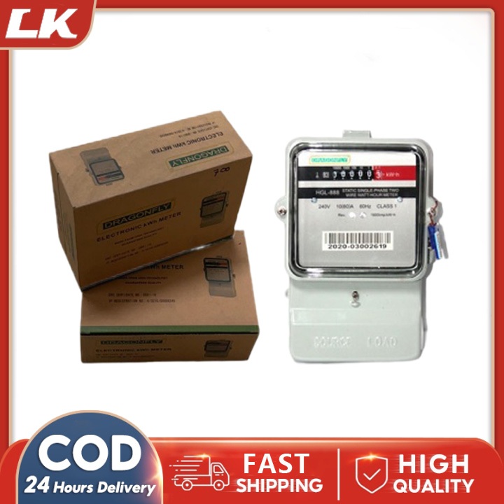 Dragonfly Electric Meter KWH Submeter HGL-888 Analog Meter 10(60)A 240V ...