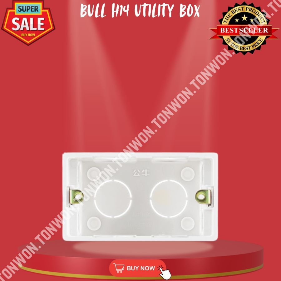 BULL H14 UTILITY BOX OR BOTTOM FOR ELECTRICAL STANDARD SIZE | Shopee ...