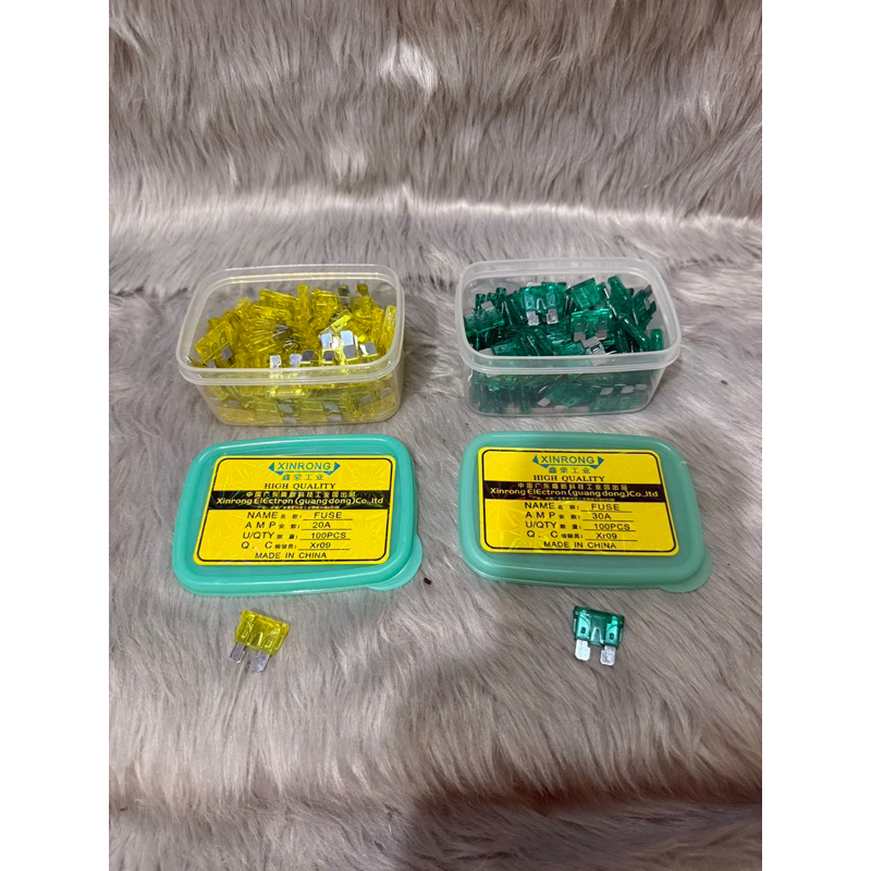 MOTORCYCLE FLAT fuse BIG per box 100 pcs | Shopee Philippines