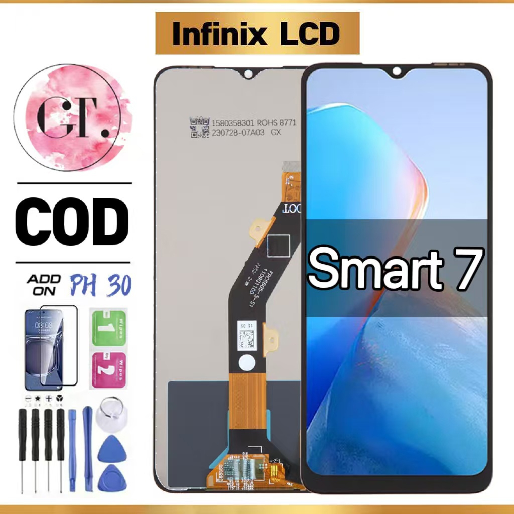 GT For Infinix Smart 7 HD X6515 X6516 LCD Display Screen assembly ...