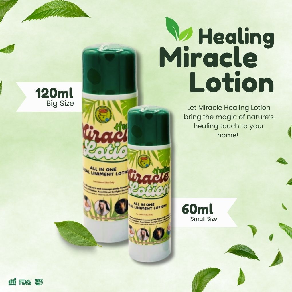 Miracle Healing Lotion Original - Pure Herbal For Body Pain | Shopee ...