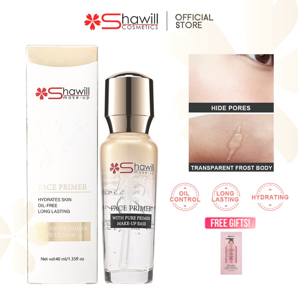 Shawill Perfect Face Primer with Pure Primer Make-Up Base 6H Long ...