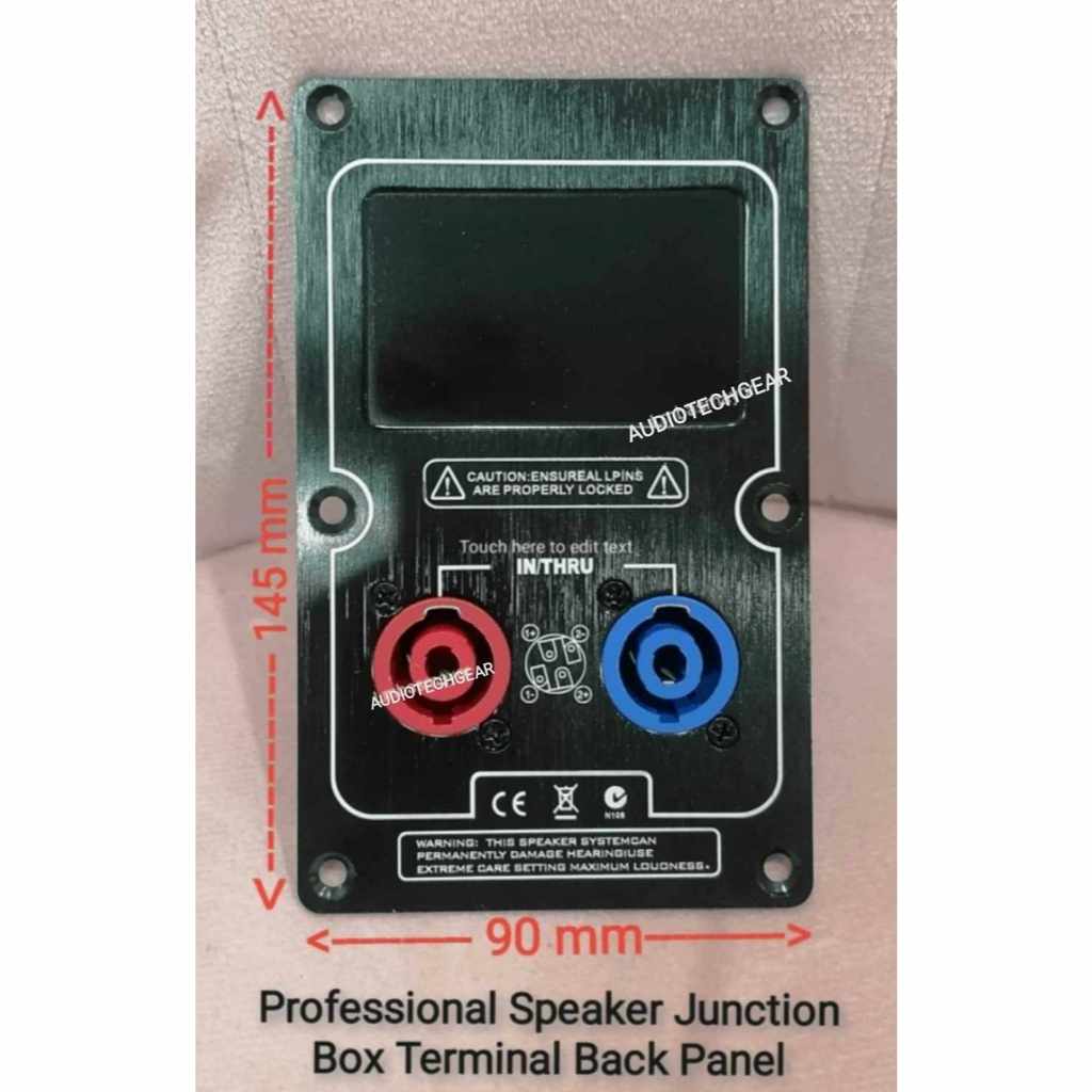 90mm x 145mm Professional Speaker Junction Box Terminal Back Panel with ...