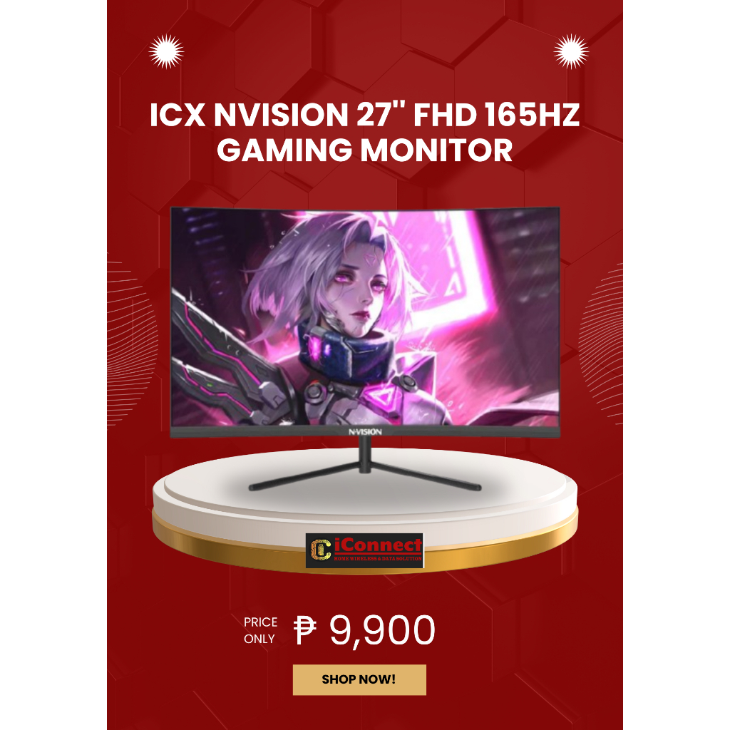 ICX NVISION 27'' FHD 165Hz GAMING MONITOR | Shopee Philippines