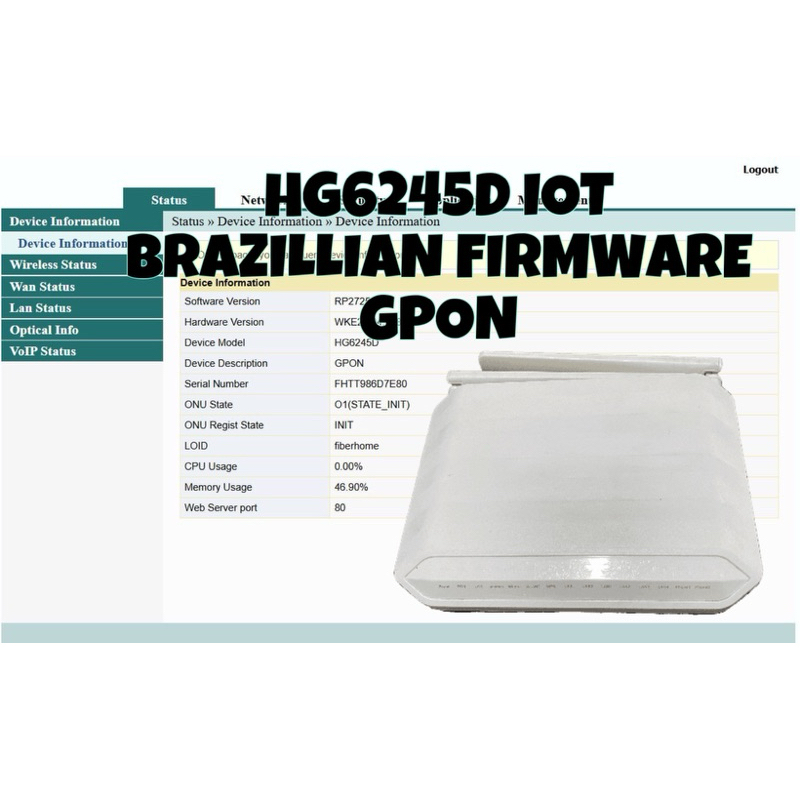 IOT Modem GPON ONU HG6245D | Shopee Philippines