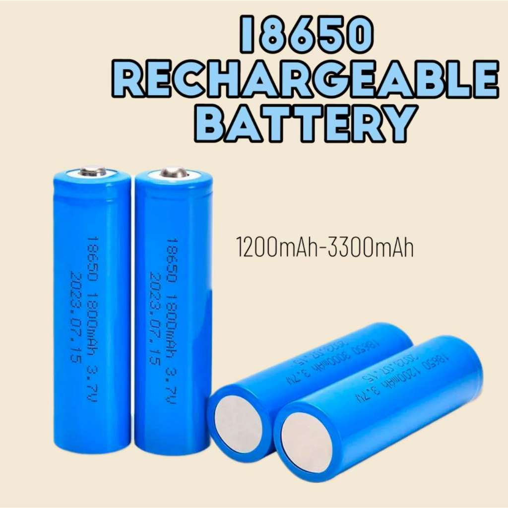 KCPH_18650 Rechargeable Battery 1200mAh Lithium Ion Battery Nominal Voltage 3.7V | Shopee ...