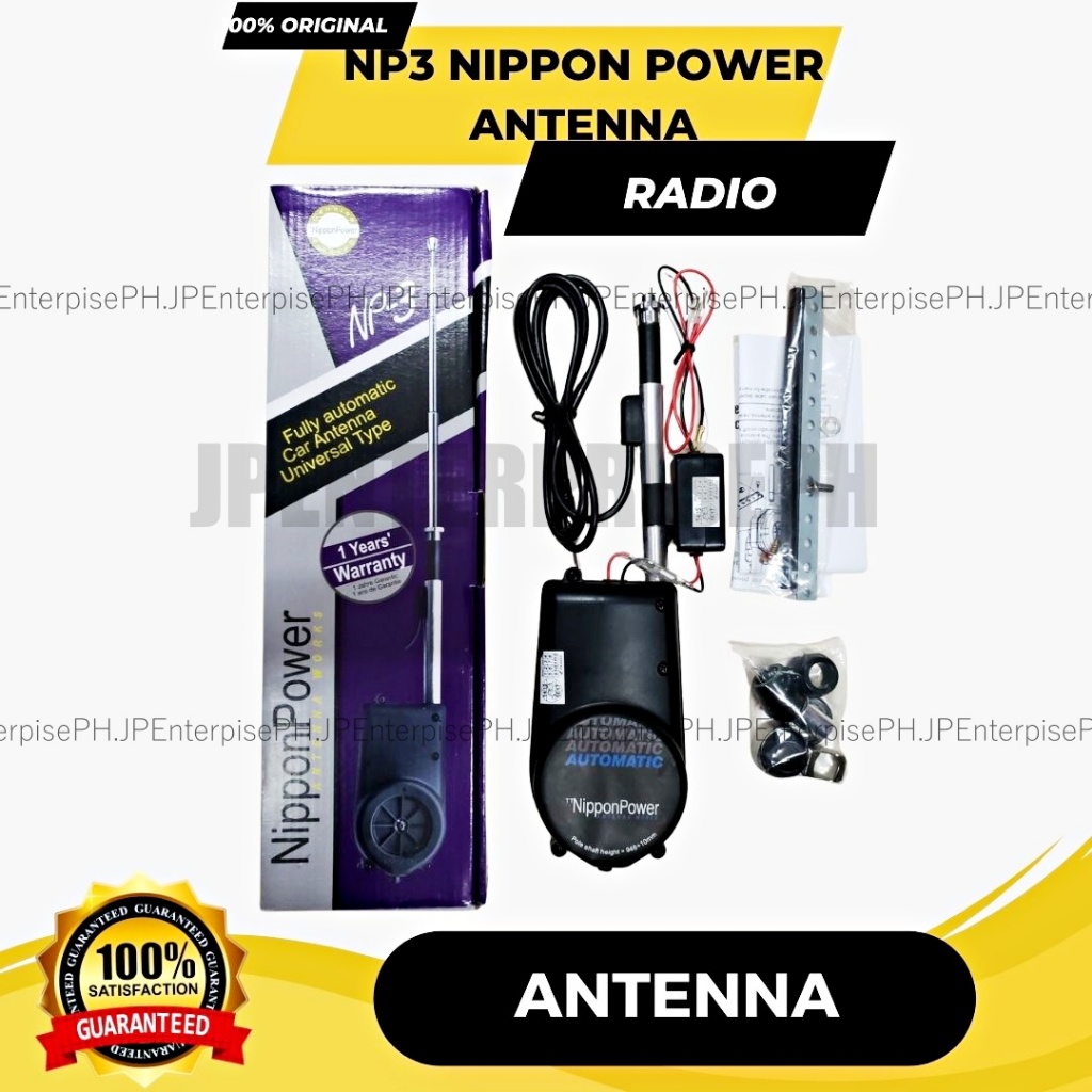Original NP3 Nippon Power AM/FM Antenna Radio Antenna Universal ...