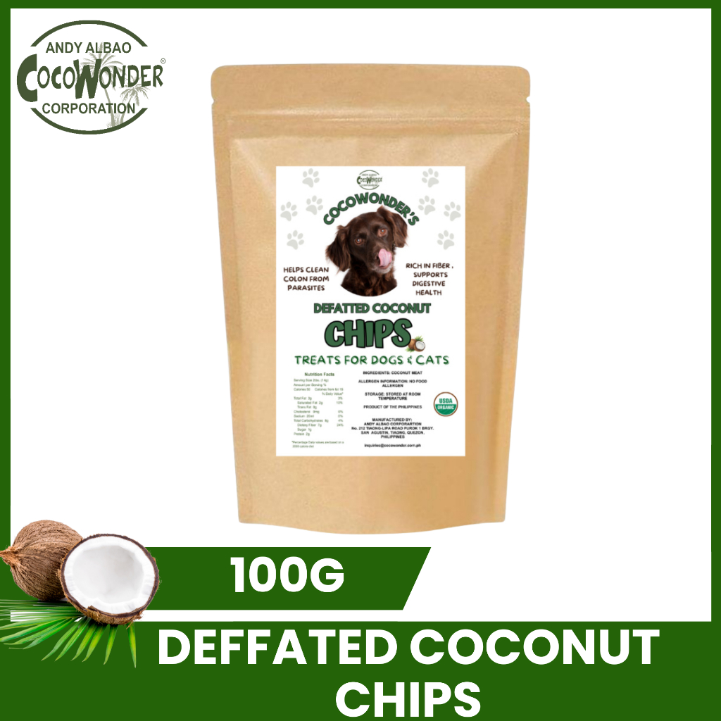 DEFATTED COCONUT CHIPS - COCOWONDER - ( SUPPORT HEALTHY DIGESTION) FOR ...