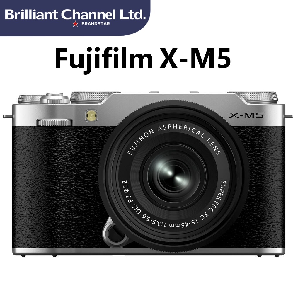 Fujifilm X-M5 XM5 XM 5 Mirrorless Camera Body / with XC 15-45mm f/3.5-5 ...