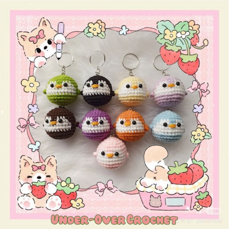 Baby Penguin and Baby Octo Keychains | Under-Over Crochet | Shopee ...