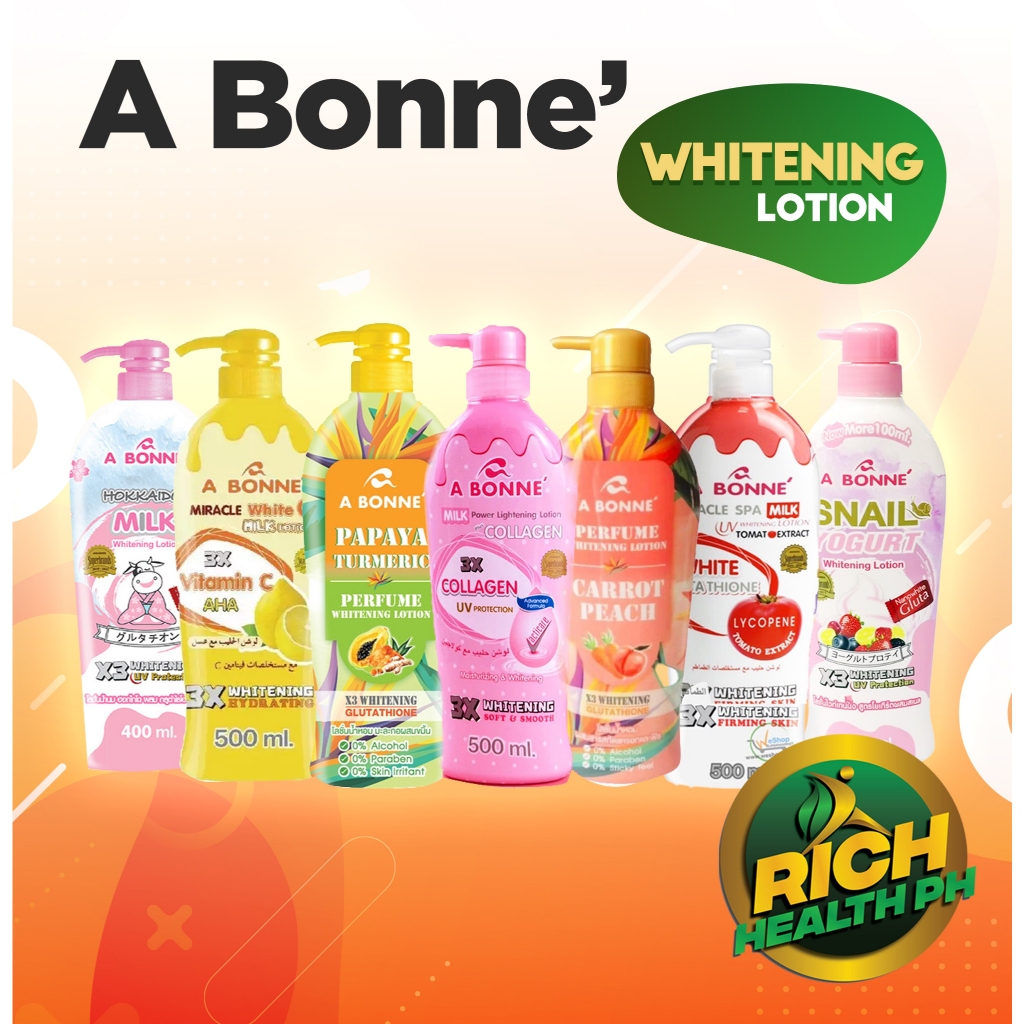 A BONNE LOTION WHITENING ORIGINAL (500ML) Choose Variant | Shopee ...