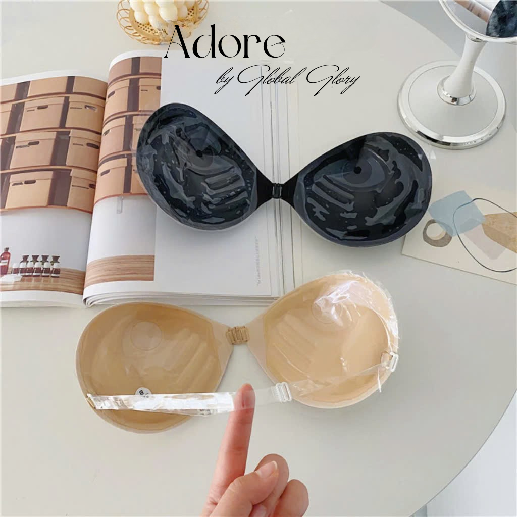 Adore Hand Shape Push Up Lift Up Adhesive Bra Breathable Design Anti ...