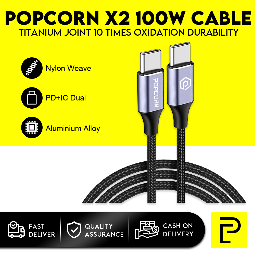 POPCORN Data Cable IOS/Type-C Fast Charging Cable Multiple Interface ...