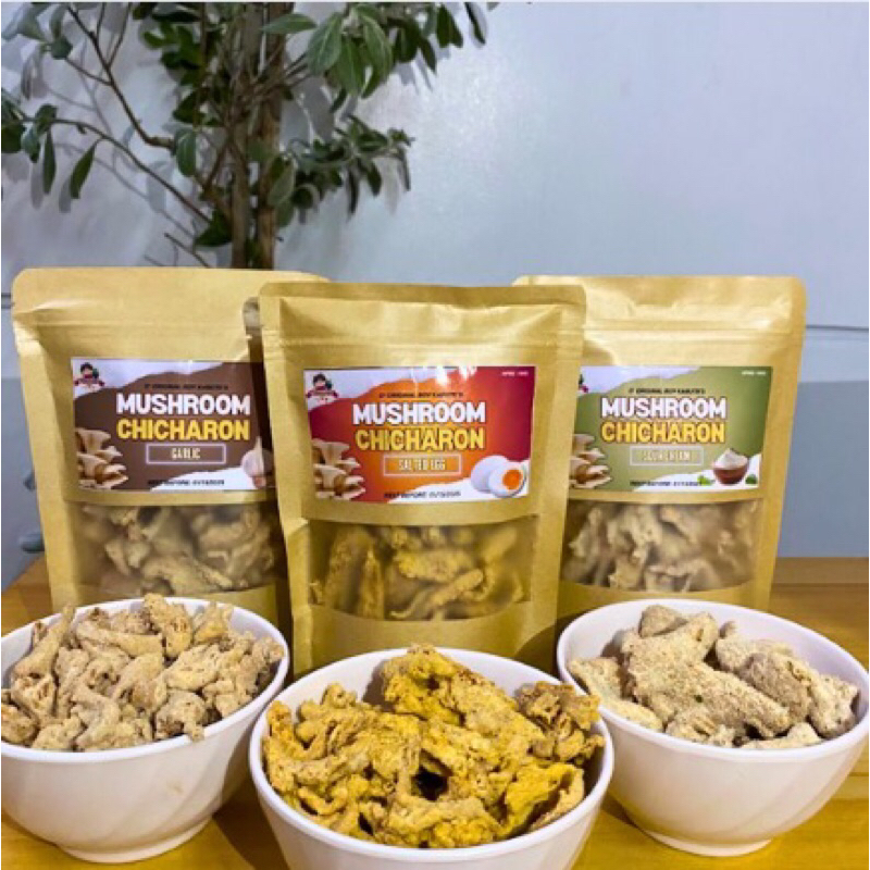 MUSHROOM CHICHARON 80g buy3 combo flavor318 | Shopee Philippines
