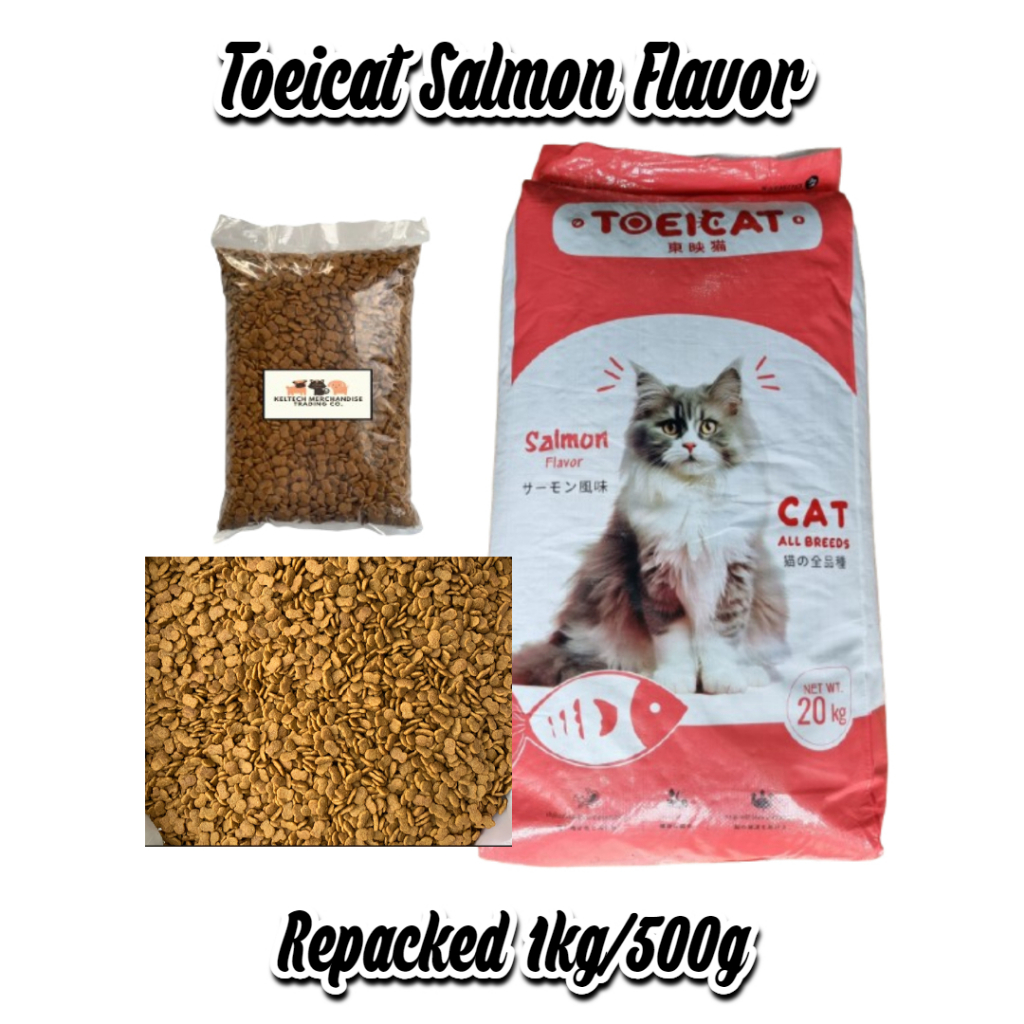 Toei Cat Dry Food for All Cat Breeds Tuna and Salmon Flavor Repacked ...