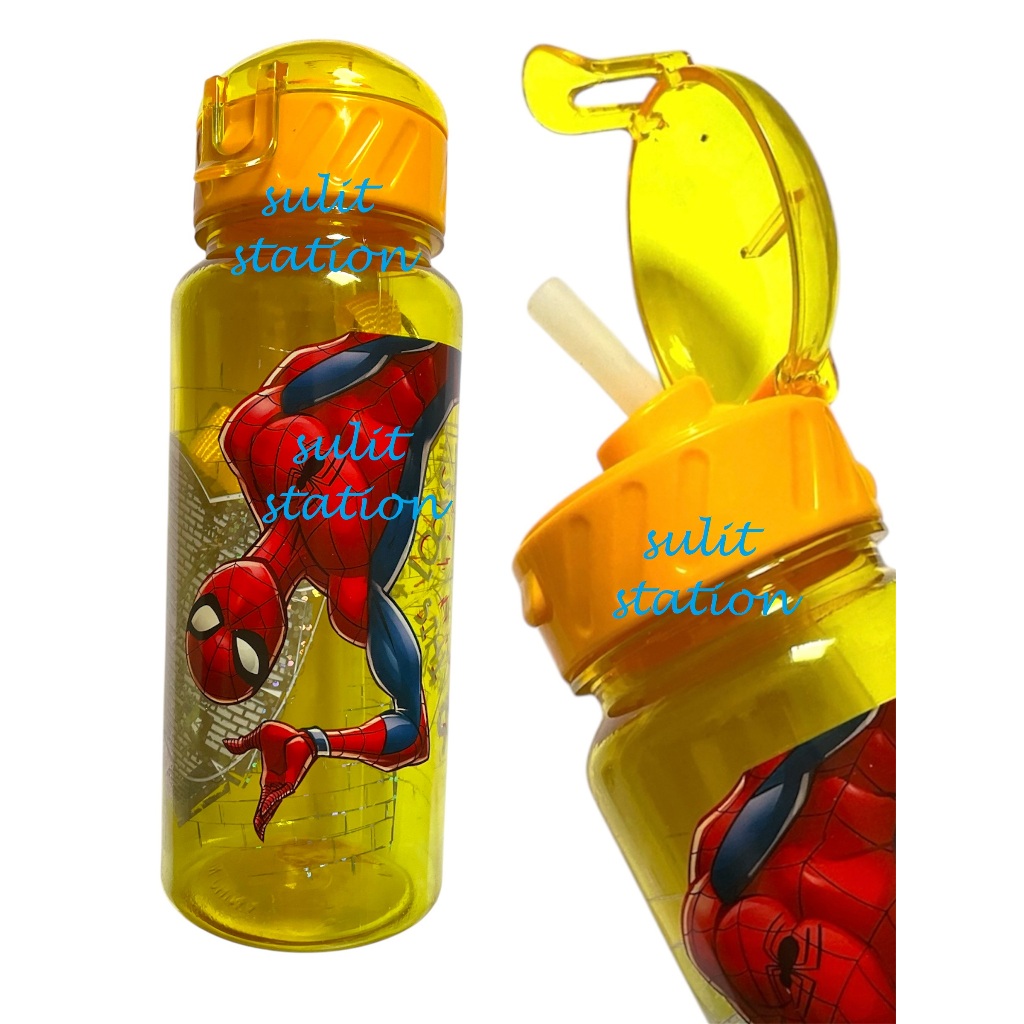 SUPER HERO SPIDERMAN SPIDER MAN MY LITTLE PONY STRAW WATER DRINKING ...