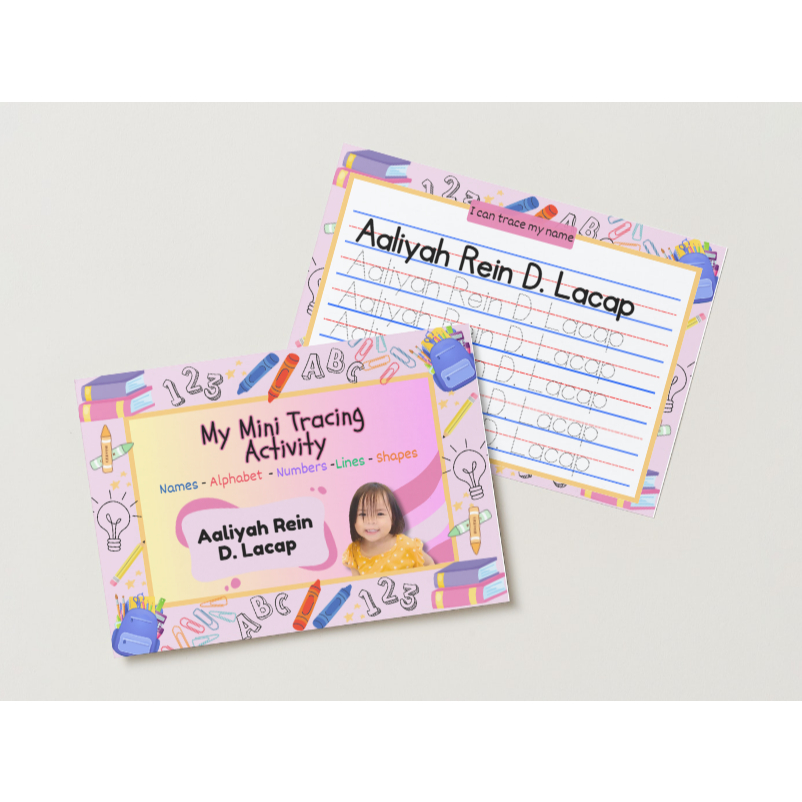 Write and Erase Laminated Mini Tracing Activity with Free Whiteboard ...