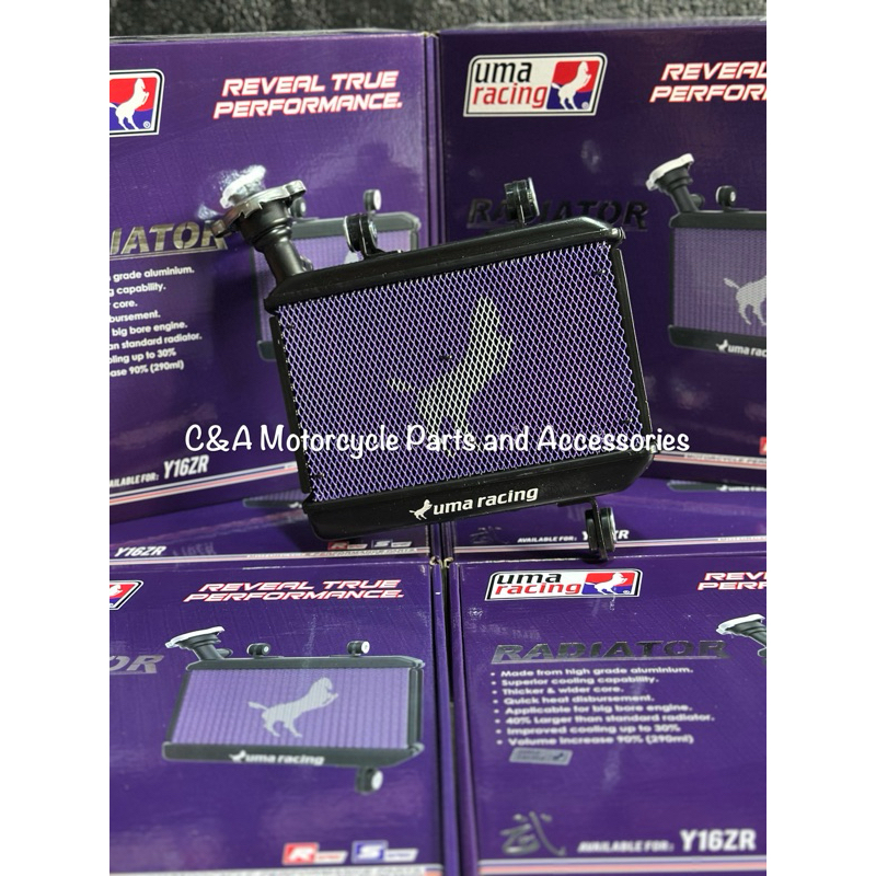 Uma Racing Big Radiator for Sniper 155 (290ml) | Shopee Philippines