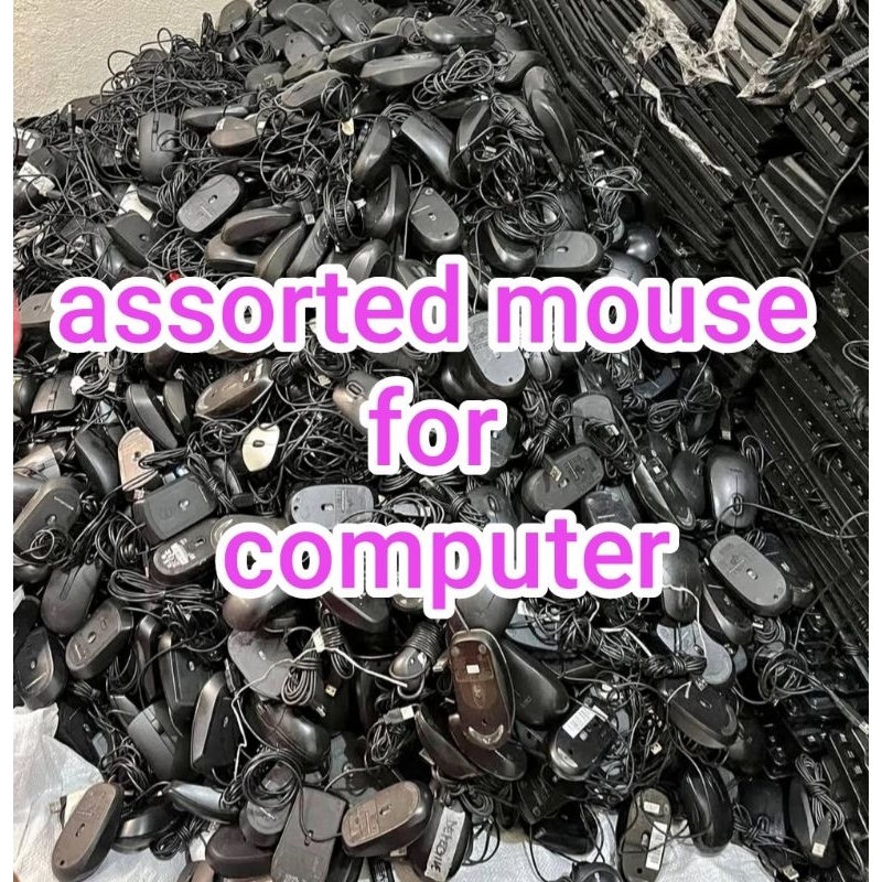 (used) assorted computer mouse... a4tech hp | Shopee Philippines