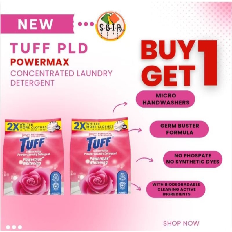BUY 1 TAKE 1 TUFF PLD POWERMAX CONCENTRATED POWDER LAUNDRY DETERGENT ...