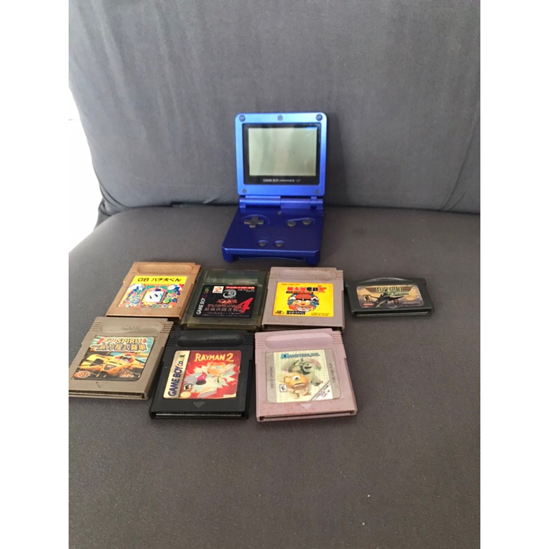 gameboy advance sp blue bundle with games | Shopee Philippines