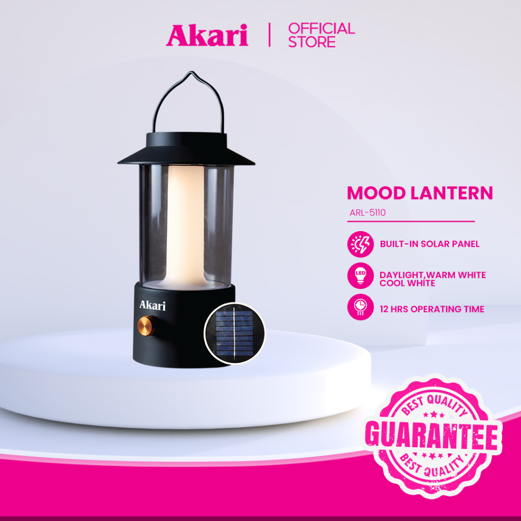 Akari Rechargeable Solar Lantern (ARL-5110) | Shopee Philippines