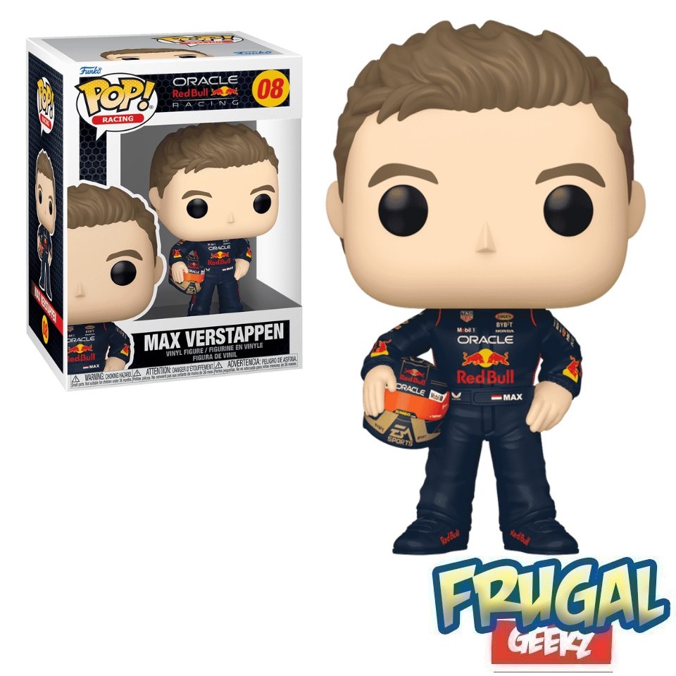 Funko Pop! Racing : Red Bull Oracle Racing - Max Verstappen with Helmet ...