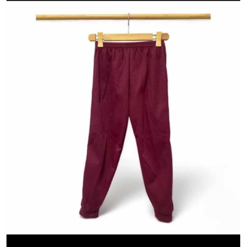 Jogging Pants Maroon P. E uniform | Shopee Philippines