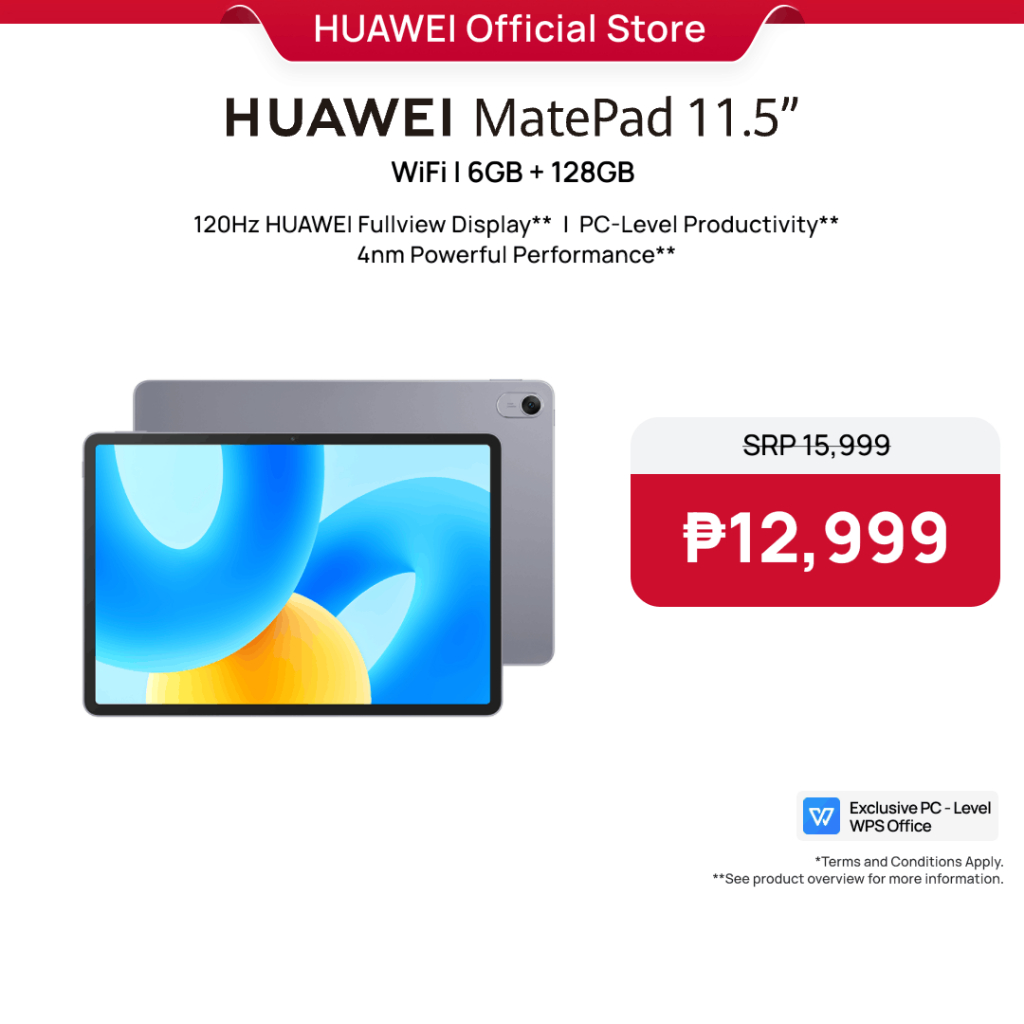 HUAWEI MatePad 11.5-inch Tablet | WiFi / LTE | 6GB+128GB / 8GB+128GB ...