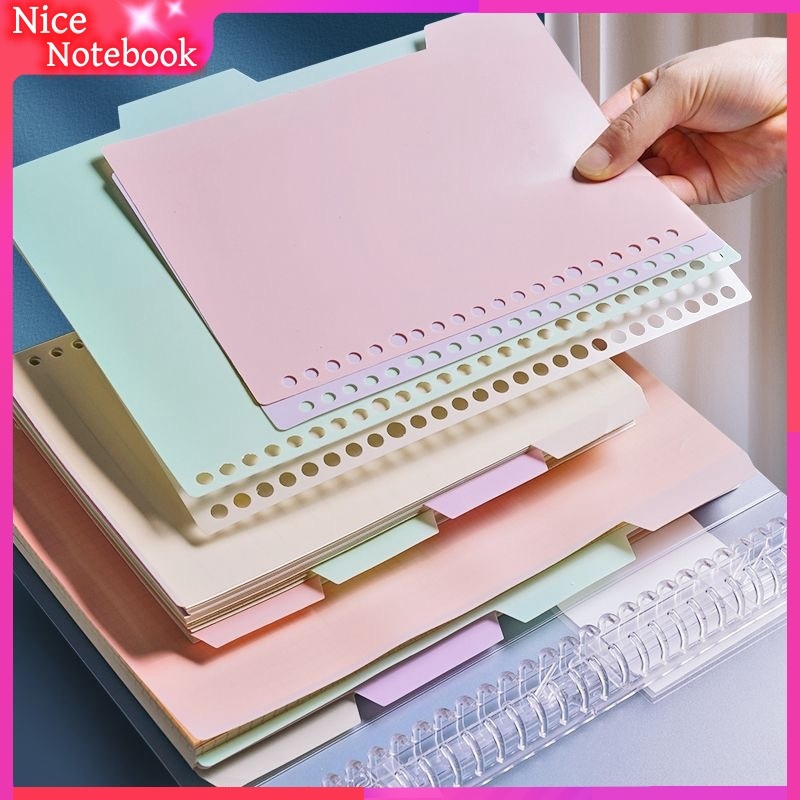 Separator A5/B5/A4 PP Index Page Colors Loose Leaf for Binder Notebook ...