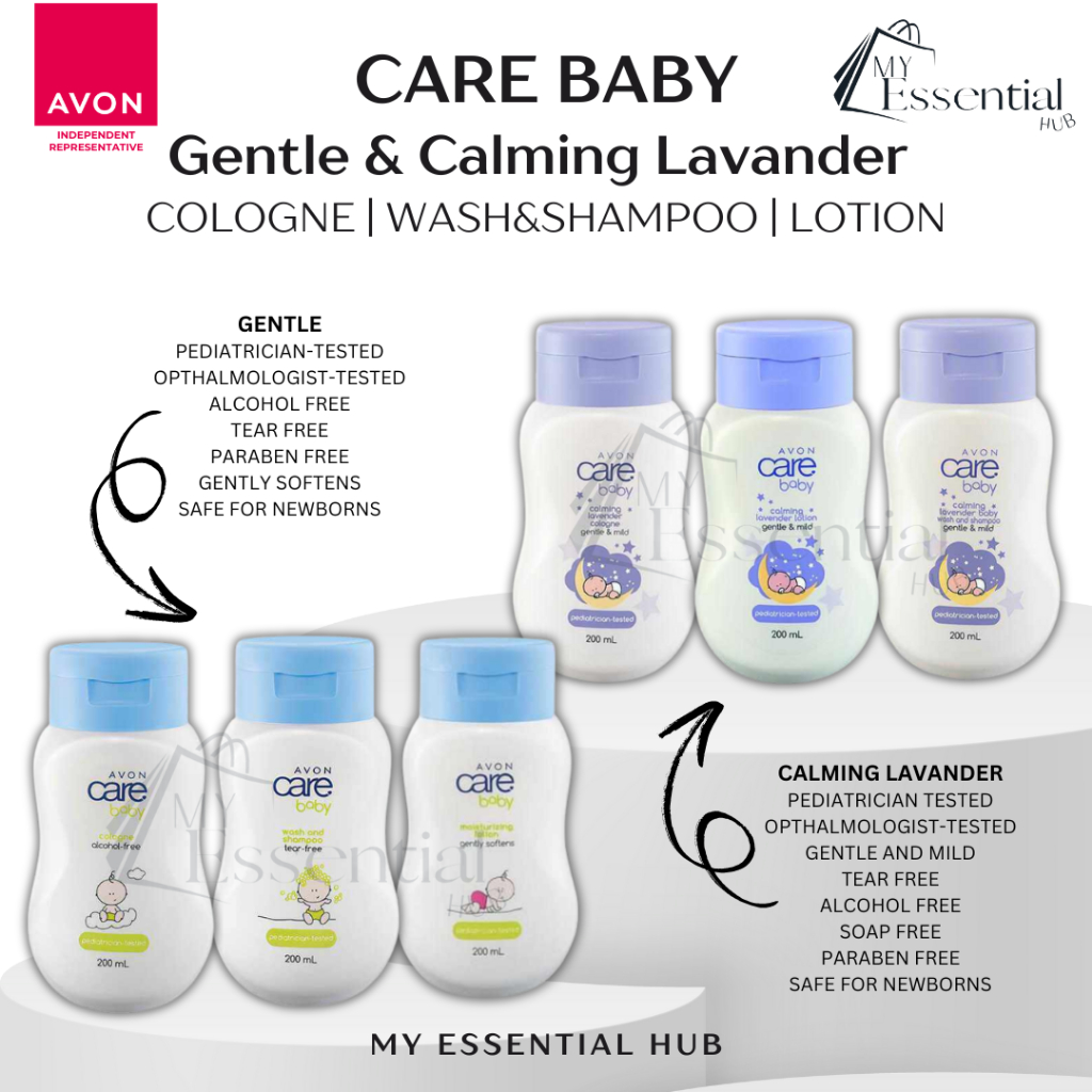 AVON Care Baby Gentle or Calming Lavander Lotion or Cologne or Body ...