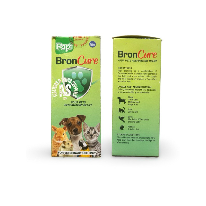 Broncure for your pets 60ML | Shopee Philippines