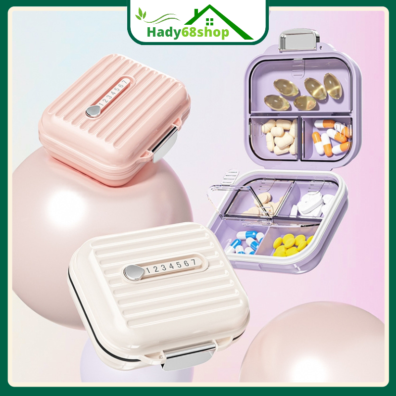 Multi-functional Portable Divided Storage Box Travel Outdoor Seal Pill ...