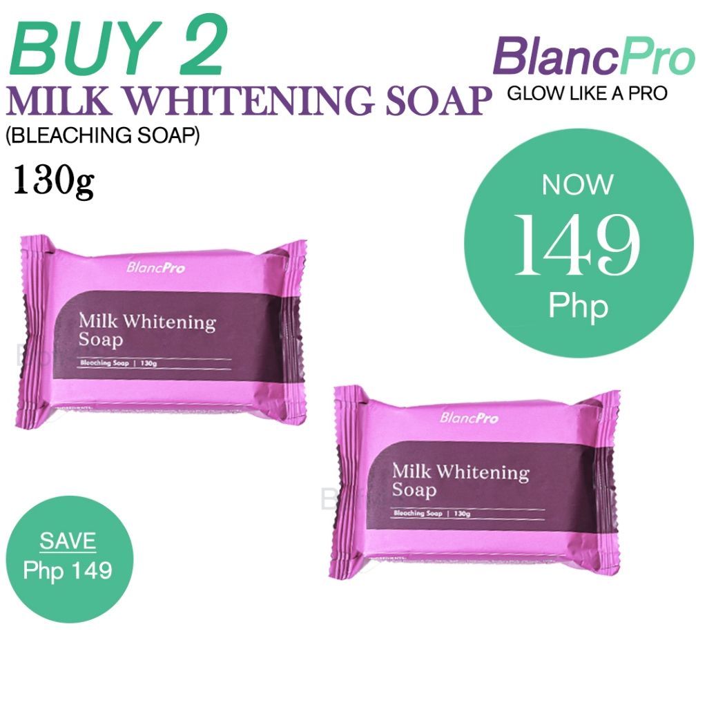 Blanc Pro Milk Whitening Soap Bleaching Soap Blancpro | Shopee Philippines