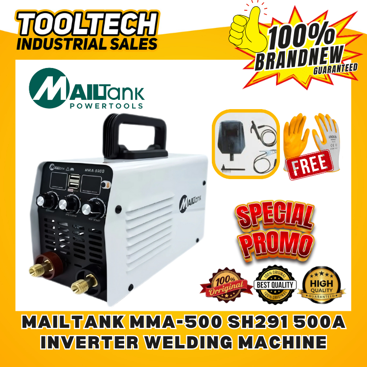MAILTANK MMA-500 SH291 500A INVERTER WELDING MACHINE | Shopee Philippines