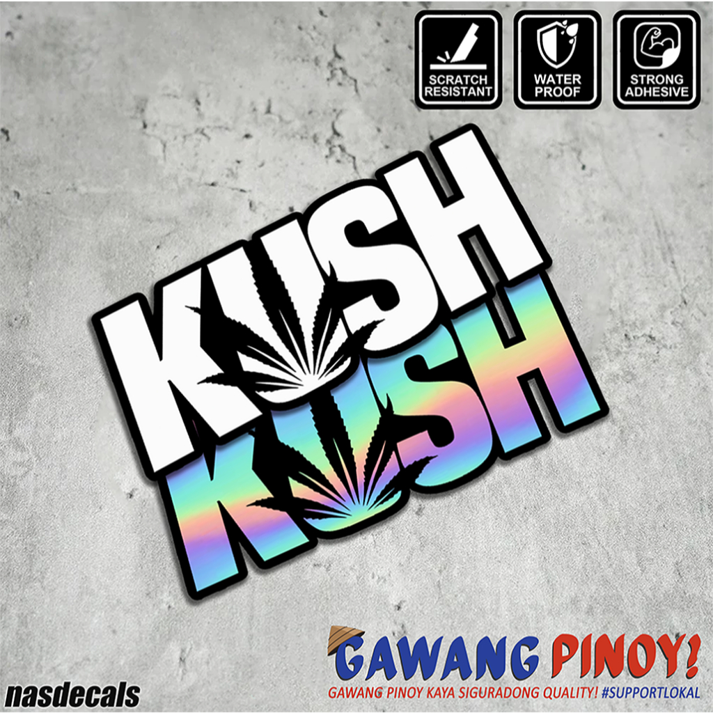 Kush Sticker for Motorcycle Sticker Waterproof Decals Helmet Motor ...