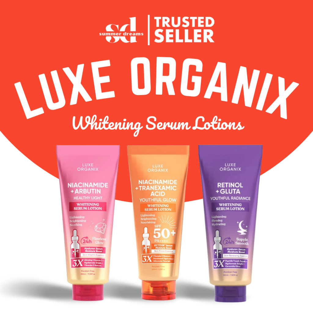LUXE ORGANIX Whitening Serum Lotion 700ml Niacinamide + Alpha Arbutin ...