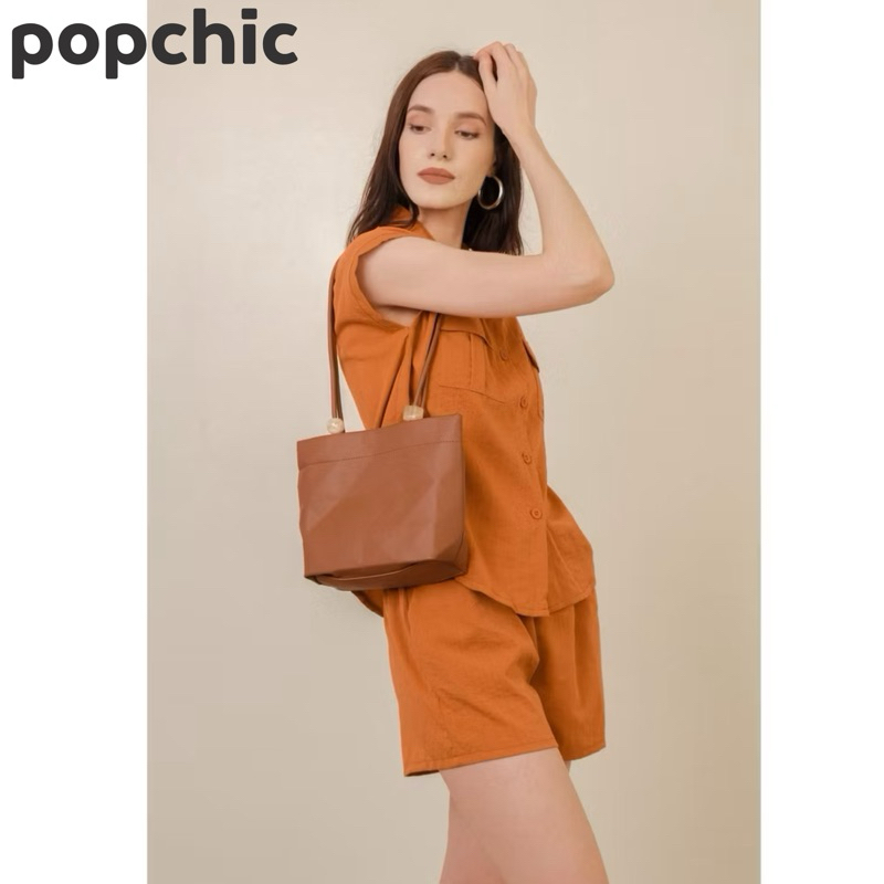 ALL MINE SHOULDER BAG IN BREWED [POPCHIC] | Shopee Philippines