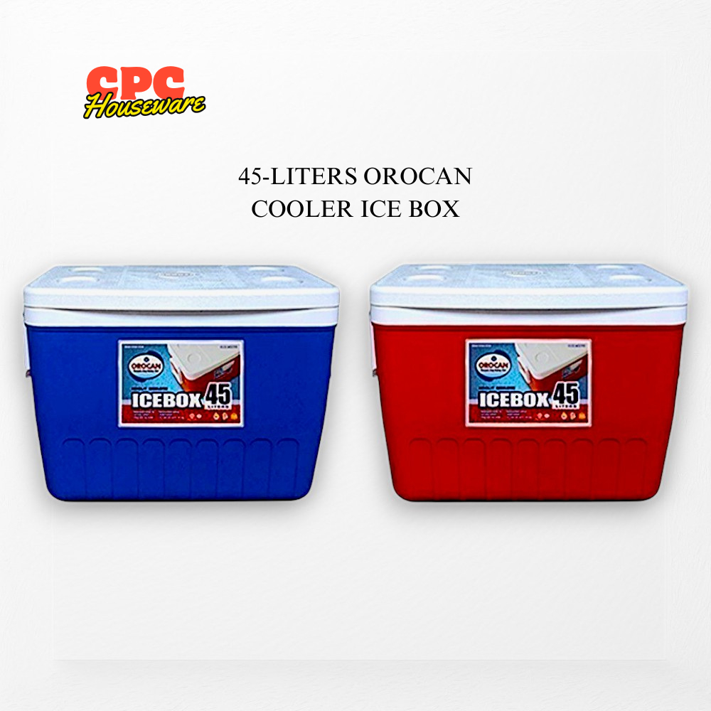 Orocan High Quality Ice Box Chest Insulted Cooler Ice Box/45-LITERS ...